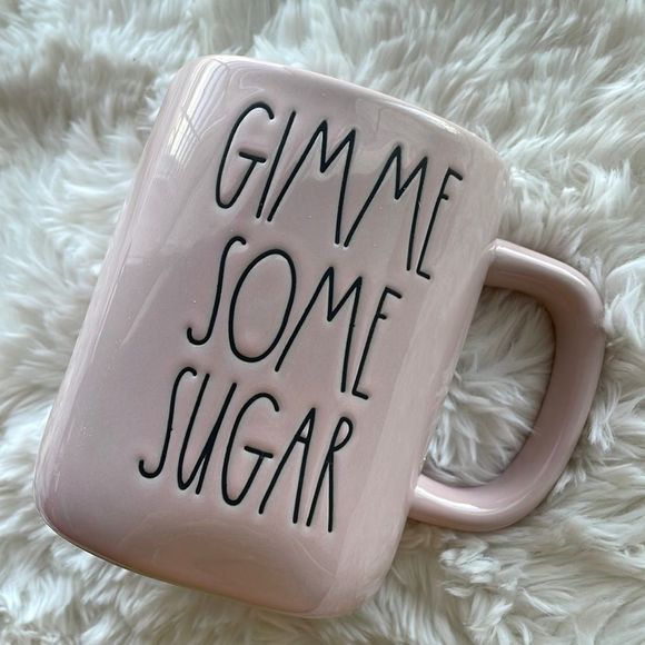 Rae Dunn | Kitchen | Rae Dunn Gimme Some Sugar Pink Mug | Poshmark